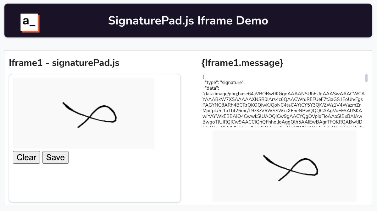 Building a signature capture widget with an Iframe and SignaturePad.js | Appsmith Community Portal